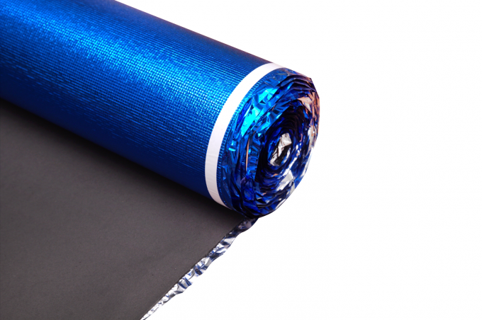 SGS Aluminum Film EVA Foam Underlayment Blue 3mm Foam Underlay